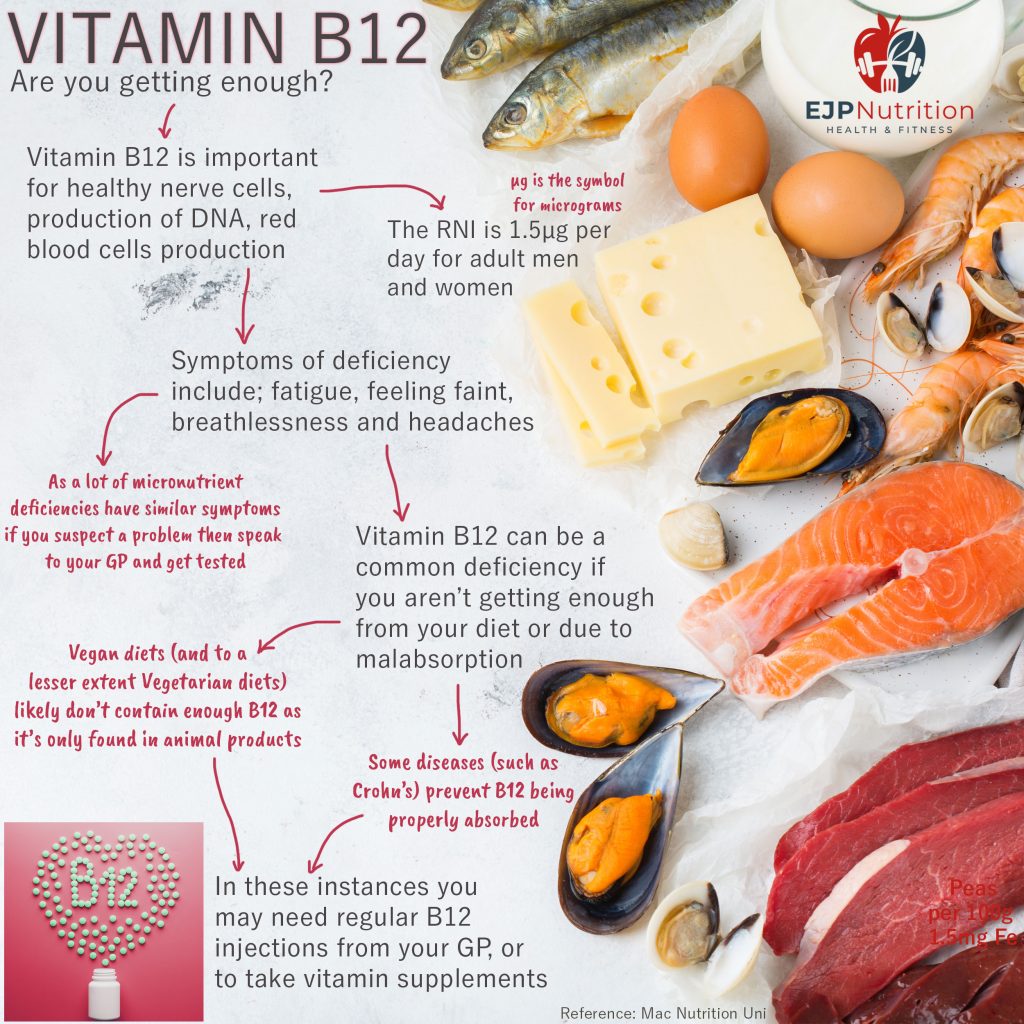 Vitamin B12 | Why is it important? | EJP Nutrition Blog